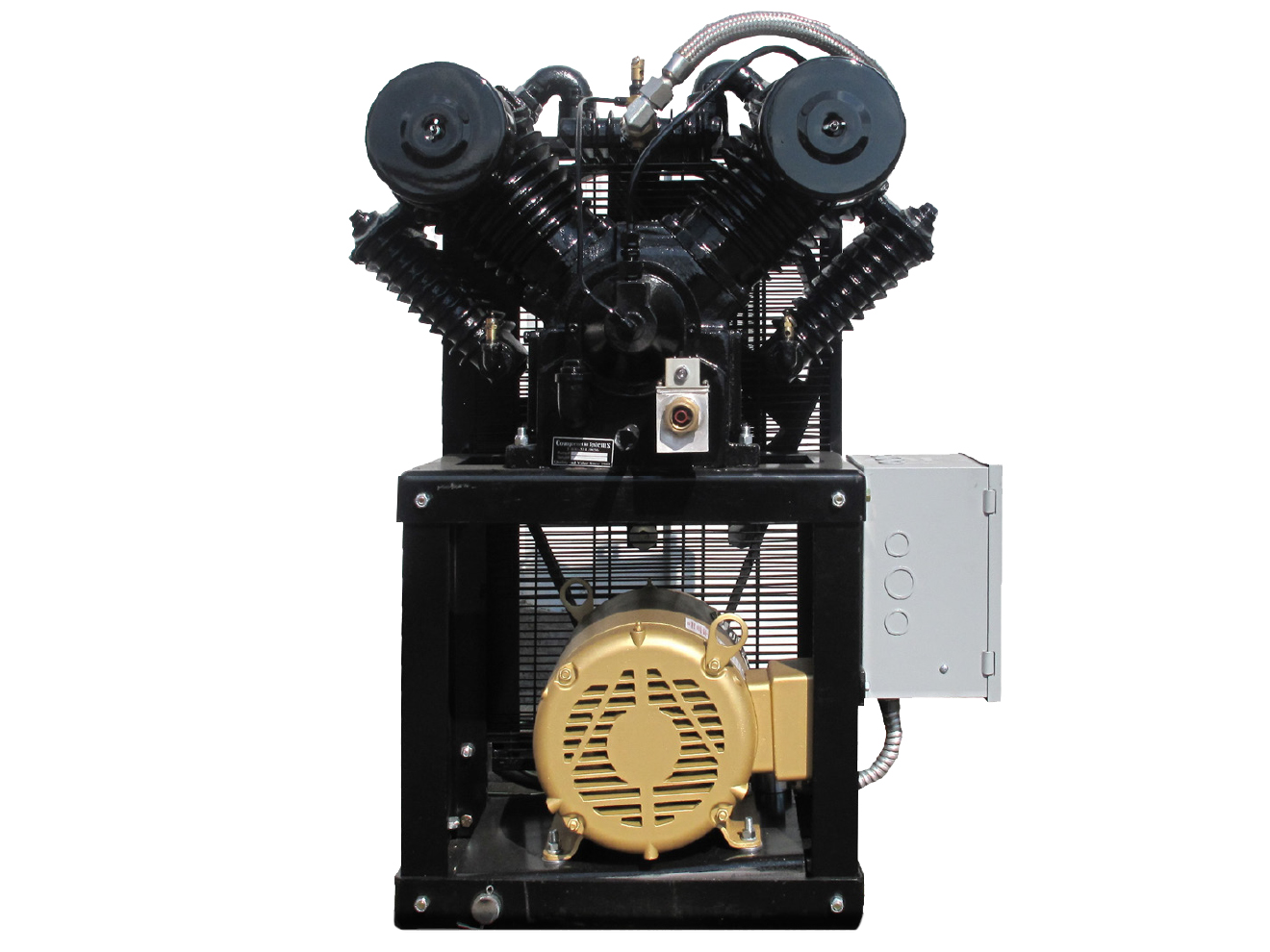 Compressed Air Systems Industrial Electric Stationary Cube Piston Air ...