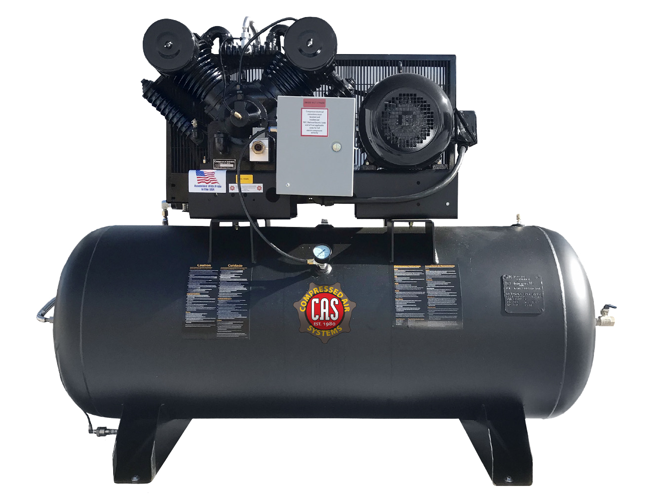 Compressed Air Systems Industrial Electric Stationary Piston Air ...