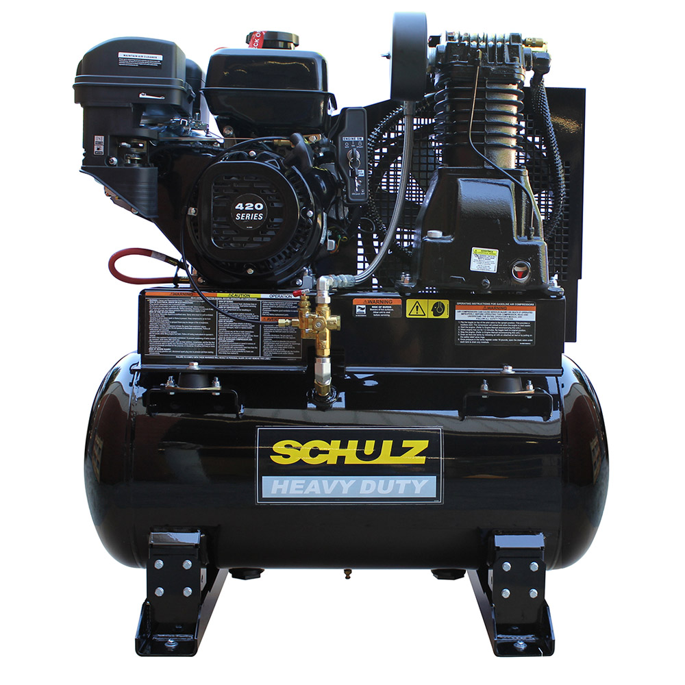 Schulz Compressors L Series Gas Powered Air Compressor | Gas Driven Air ...