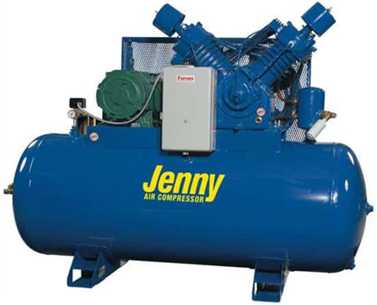 Jenny Two-Stage Stationary Piston Air Compressor | Two Stage Piston Air ...