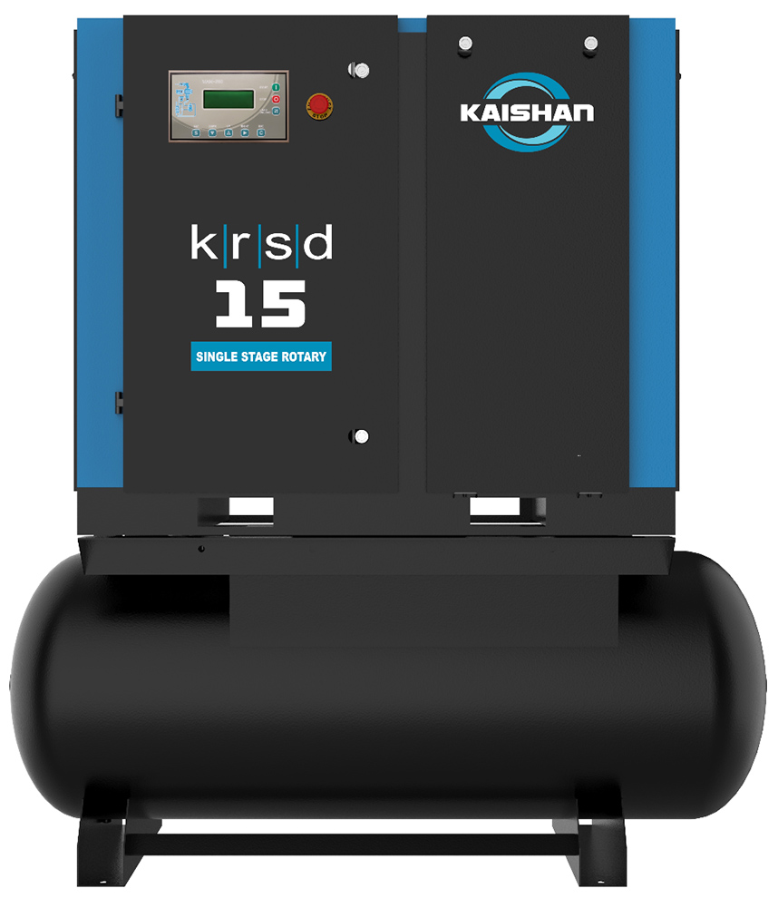 Kaishan USA KRSDT-015A2F2S8U, 15 HP Rotary Screw Air Compressor ...