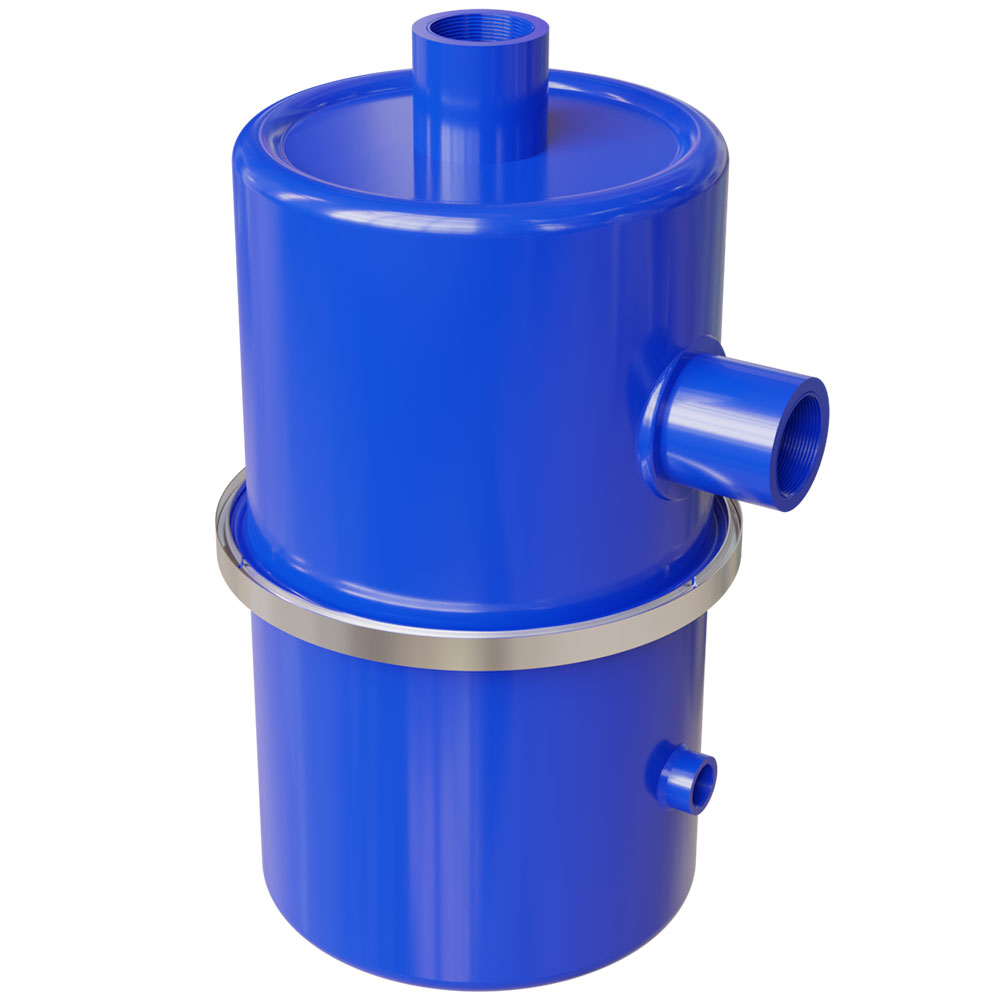 Solberg LRS Series, 3/4" to 6", Right Angle Liquid Separator | Liquid ...