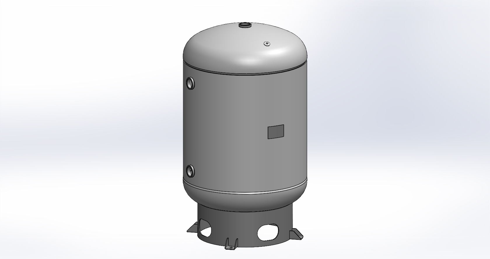 Morganton 120 Gallon, 200 PSI, 30" x 45" Vertical Tank w/ Base Ring ...