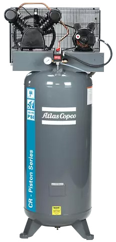 Atlas Copco CR Industrial Series Two Stage Piston Air Compressor | Two ...
