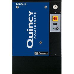 Quincy Compressor QGS 5 BM-1, 5 HP Rotary Screw Air Compressor | Rotary ...
