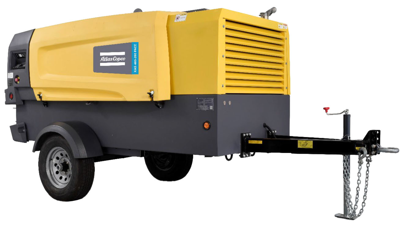 Atlas Copco X-AIR 375-150 Portable Rotary Screw Air Compressor | Diesel ...