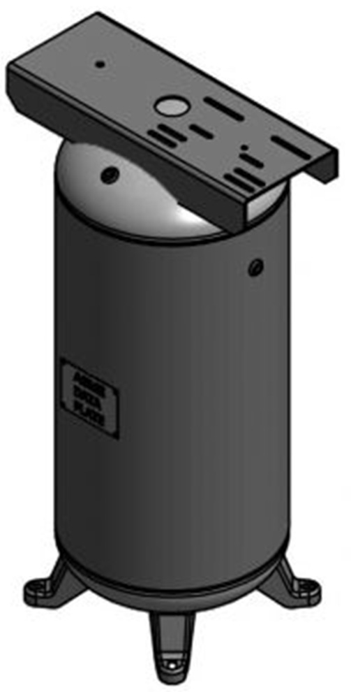 Steel Fab 30 Gallon Vertical Air Tank | Air Compressor Tanks ...